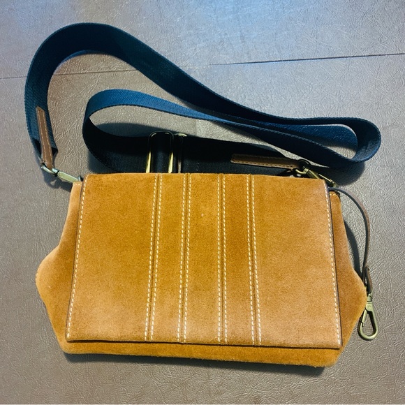 Gerard Darel | Bags | Gerard Darel Gypsy Brown Suede Leather Crossbody ...